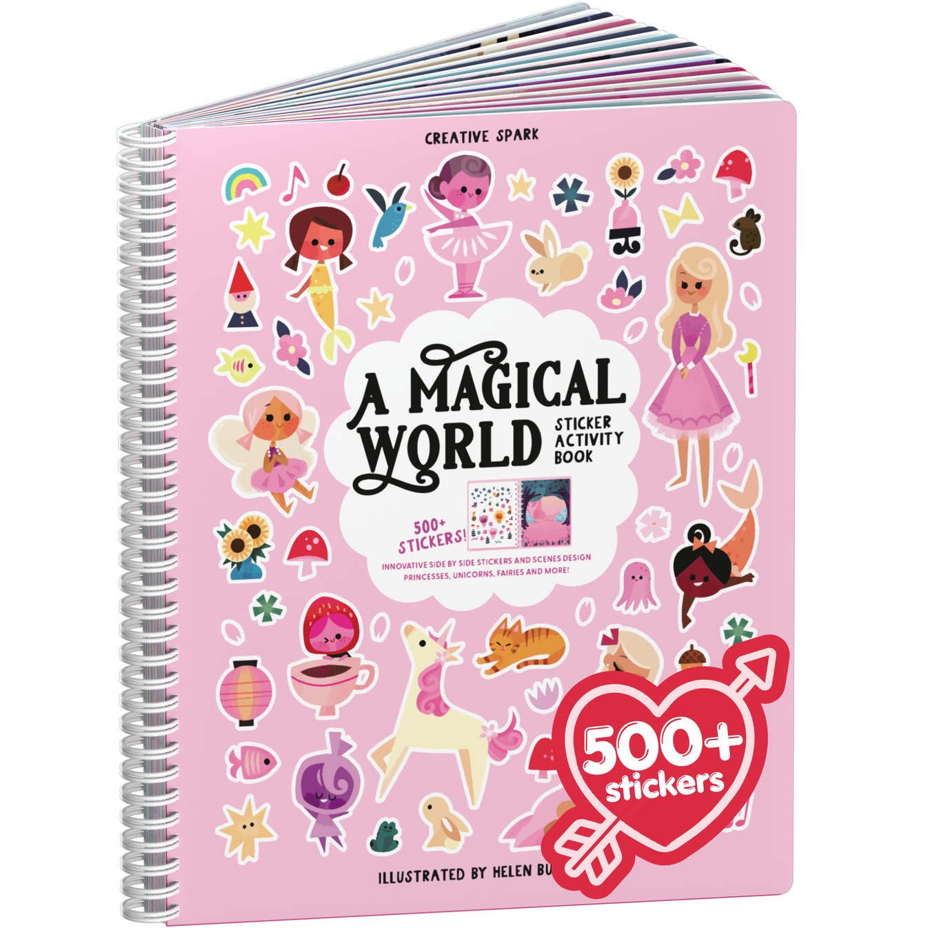 A Magical World Sticker Book: Over 500 Stickers and 12 Unique Scenes ...
