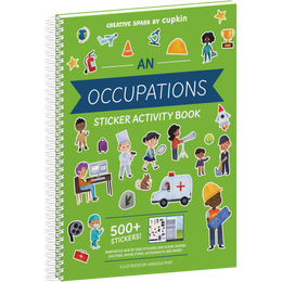 Occupations and Jobs Sticker Book: Over 500 Stickers and 12 Unique ...