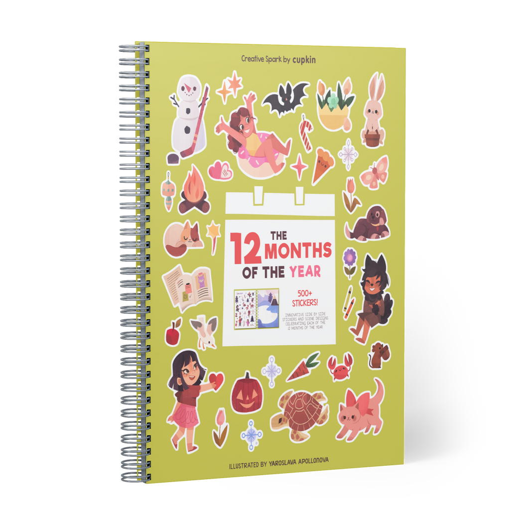 Kids Sticker Books with Coloring Pages - The Ultimate Activity Book fo ...