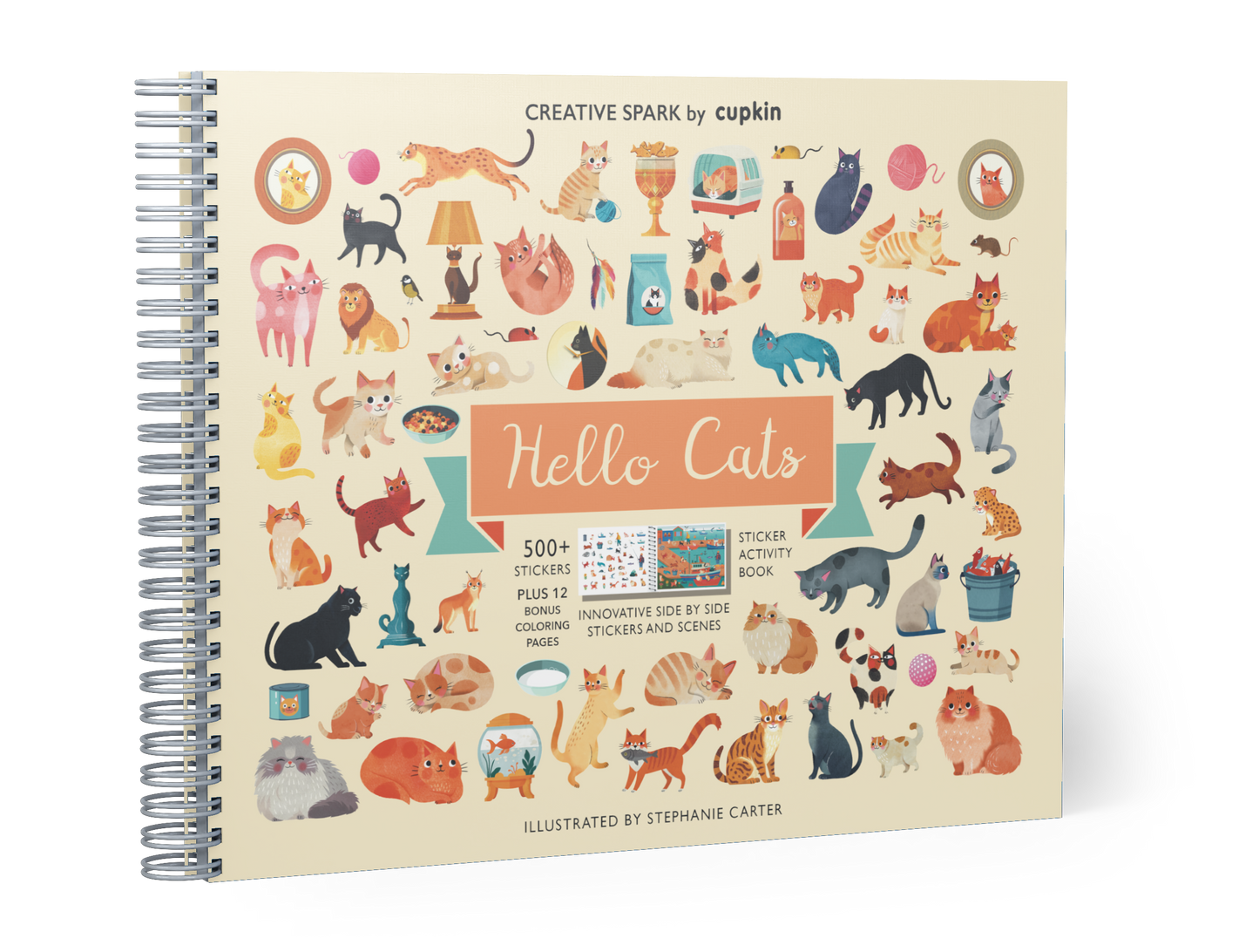 Hello Cats Sticker Book – Cupkin