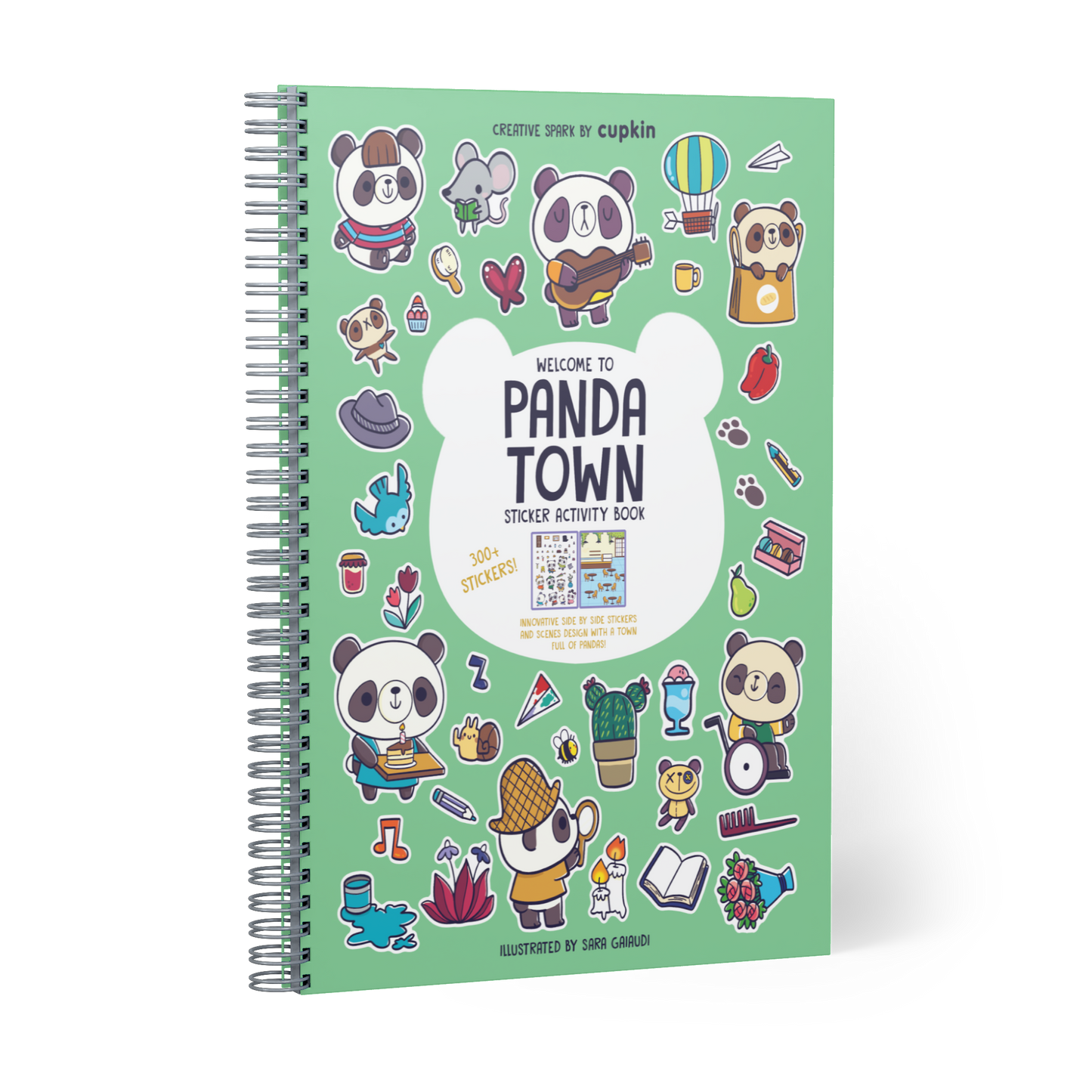 Panda Town Sticker Book – Cupkin