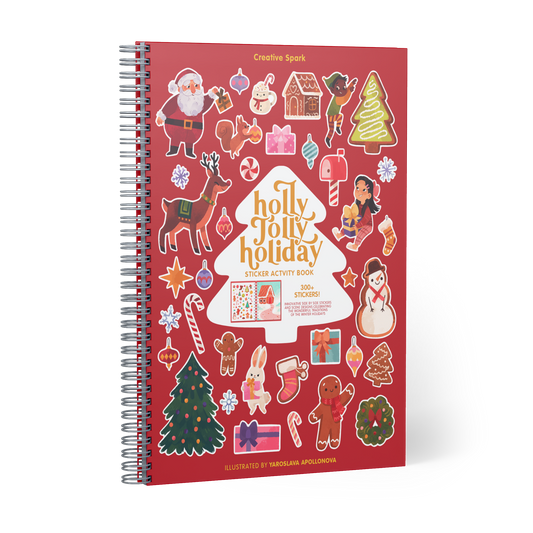 Holly Jolly Holidays Sticker Book – Cupkin
