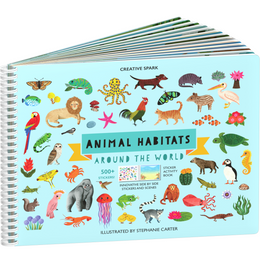 Animal Habitats Sticker Book: Over 500 Stickers and 12 Unique Scenes ...