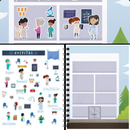 Occupations and Jobs Sticker Book: Over 500 Stickers and 12 Unique ...