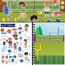 Occupations and Jobs Sticker Book: Over 500 Stickers and 12 Unique ...