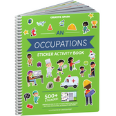 Occupations and Jobs Sticker Book: Over 500 Stickers and 12 Unique ...