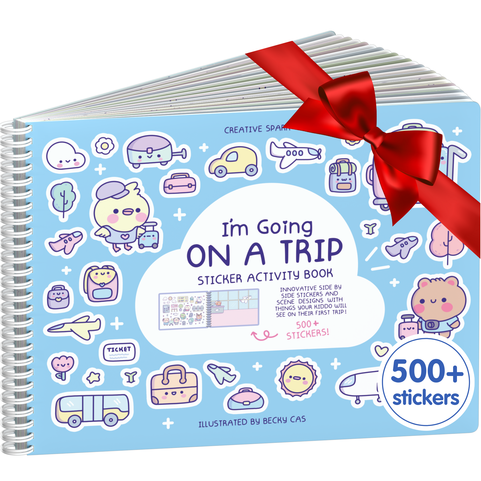 Going on a Trip Sticker Book: Over 500 Stickers and 12 Unique Scenes ...