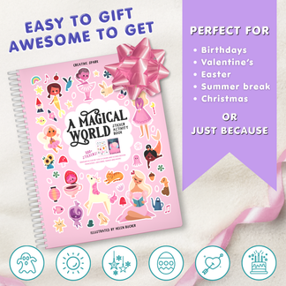 A Magical World Sticker Book: Over 500 Stickers and 12 Unique Scenes ...