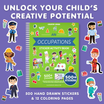 Occupations and Jobs Sticker Book: Over 500 Stickers and 12 Unique ...