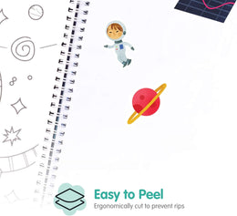 Space Sticker Book Over 500 Stickers and 12 Unique Scenes | Cupkin