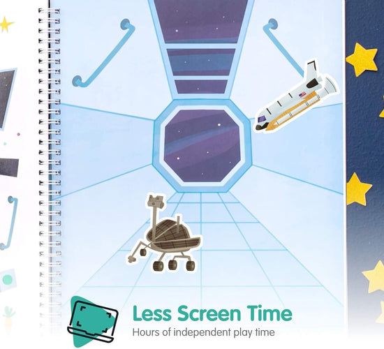 Space Sticker Book Over 500 Stickers and 12 Unique Scenes | Cupkin