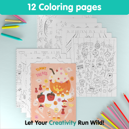 Spooky Halloween Sticker Book: Over 500 Stickers and 12 Unique Scenes ...