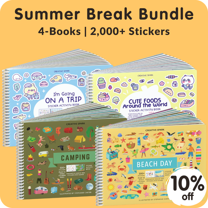 Sticker Books with Coloring Pages - The Ultimate Activity Book for Kids ...