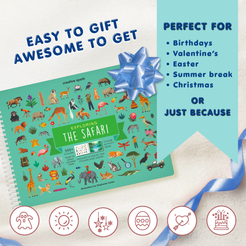 The Safari Sticker Book – Cupkin
