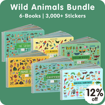 Sticker Books with Coloring Pages - The Ultimate Activity Book for Kids ...