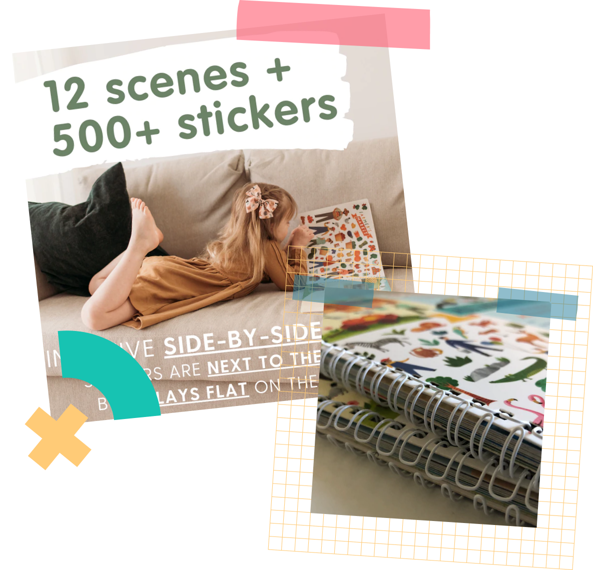 Space Sticker Book Over 500 Stickers and 12 Unique Scenes | Cupkin