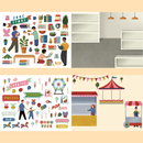 All Around Town Sticker Book: Over 500 Stickers and 12 Unique Scenes ...