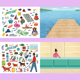 All Around Town Sticker Book: Over 500 Stickers and 12 Unique Scenes ...