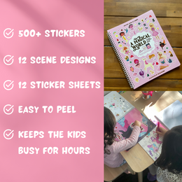 A Magical World Sticker Book: Over 500 Stickers and 12 Unique Scenes ...
