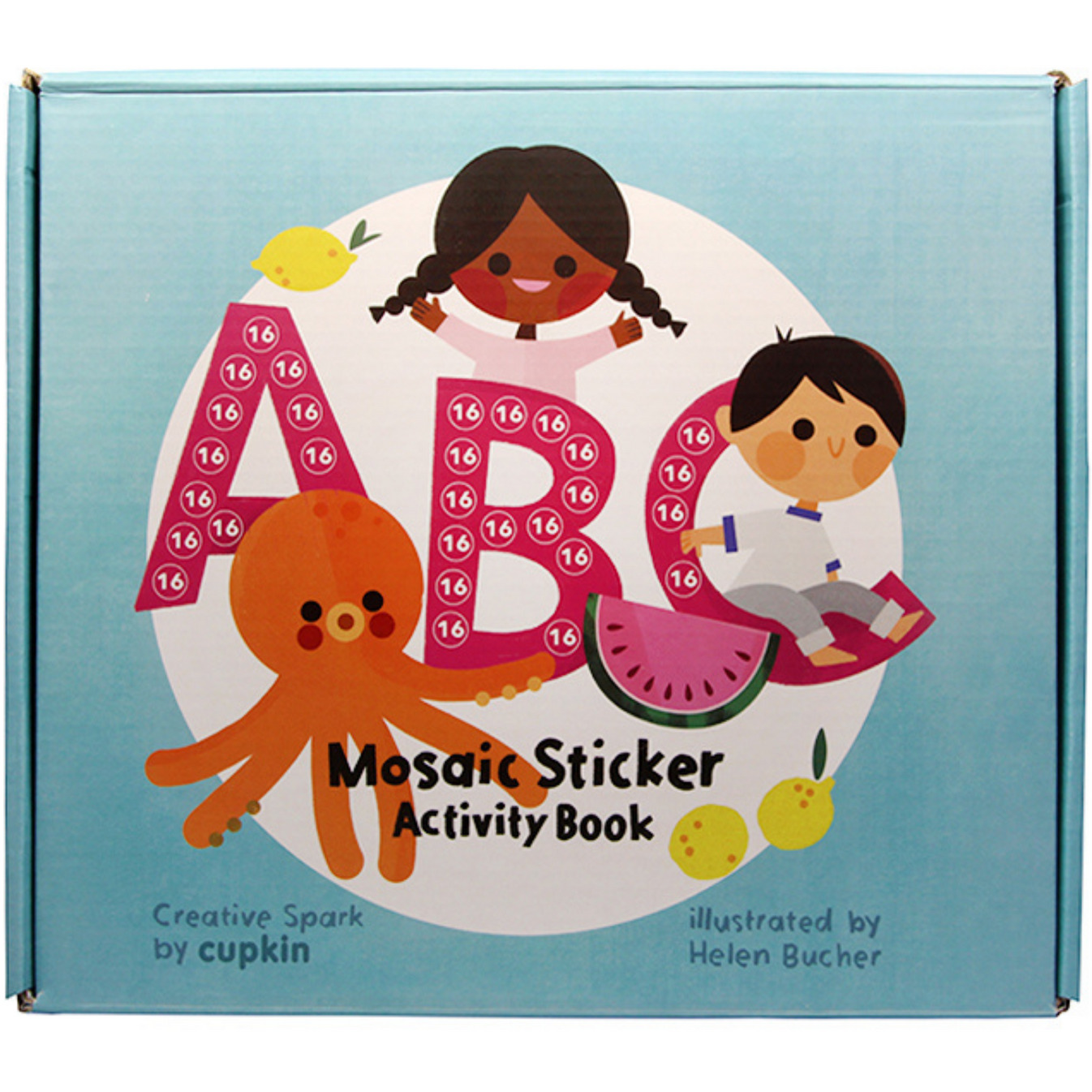 ABC Mosaic Sticker Book: Over 3,000 Stickers and 52 Scenes | Cupkin