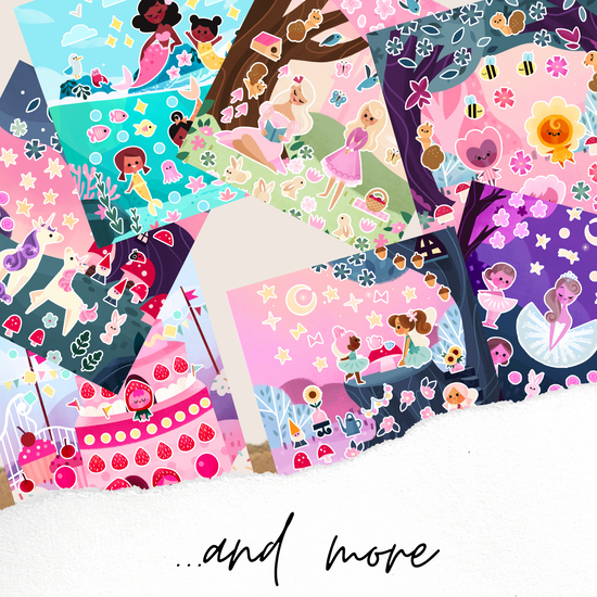 A Magical World Sticker Book: Over 500 Stickers and 12 Unique Scenes ...