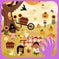 Spooky Halloween Sticker Book: Over 500 Stickers and 12 Unique Scenes ...