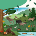 Animal Habitats Sticker Book: Over 500 Stickers and 12 Unique Scenes ...