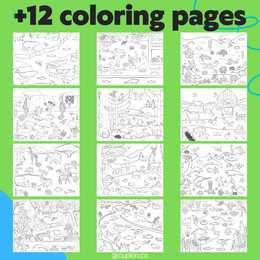 Animal Habitats Sticker Book: Over 500 Stickers and 12 Unique Scenes ...